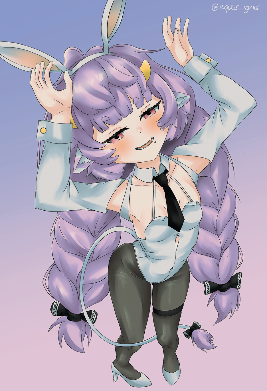 13x19 Print - Muyu Bunnysuit (Equus_Ignis) | Capippalist Trade Guild